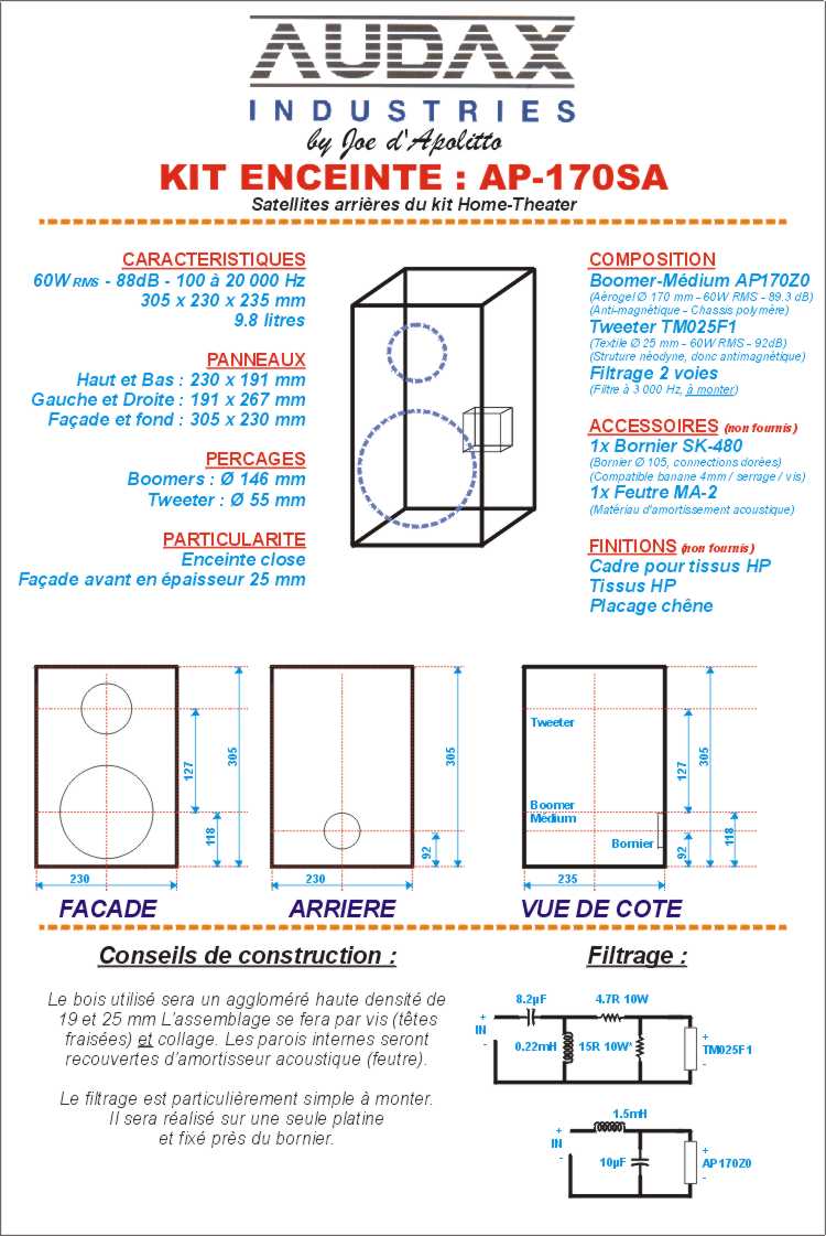 AUDAX, LA PASSION DU HAUT-PARLEUR